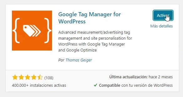 Cómo instalar Google Tag Manager en WordPress paso a paso en menos de 5 minutos - Tutopress